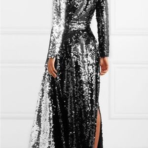 We Are Leon | Dresses | We Are Leon Designer Sequin Wrap Dress With ...